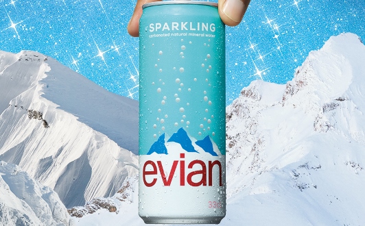 Evian launches sparkling water in cans & bottles | PackagingConnections.com